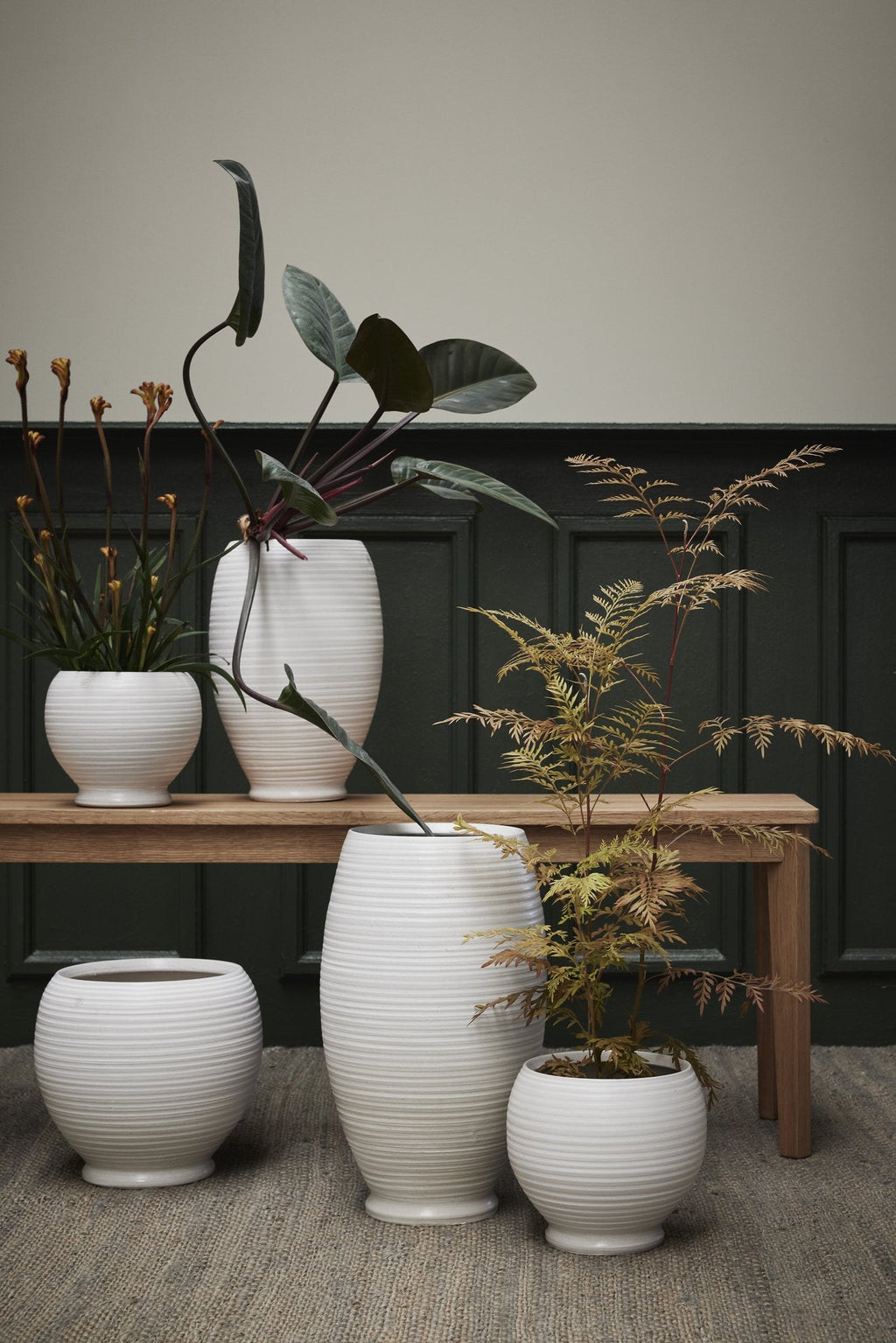 Catharinia skjuler H45 cm. råhvid – Lene Bjerre Design DK
